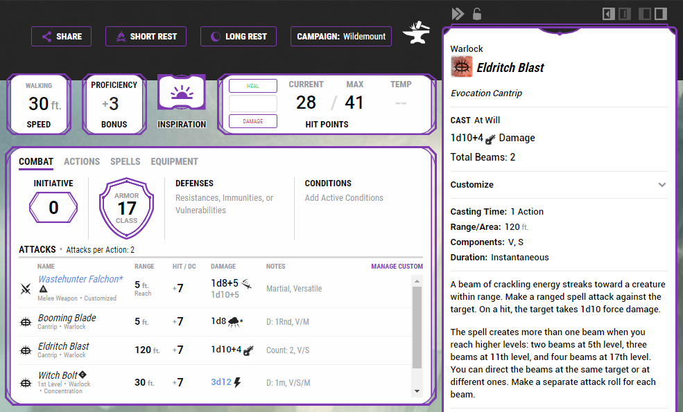 Character Sheet Revamp - Old Changelog - D&D Beyond Character Sheet Revamp - Old Changelog - D&D Beyond