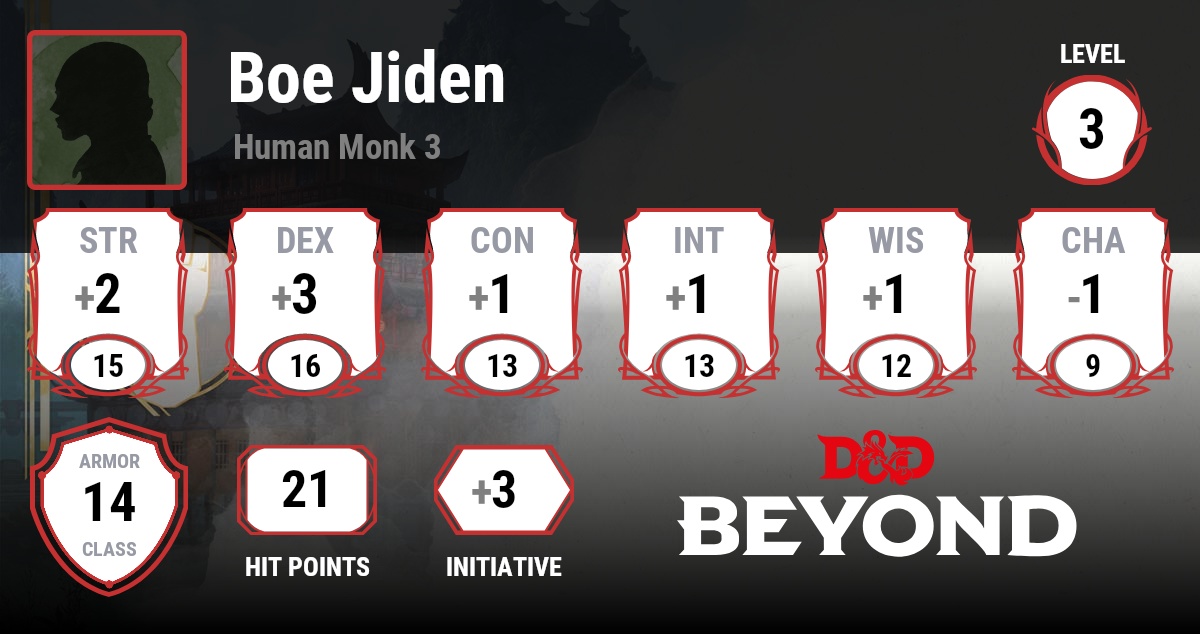 Boe Jiden - D&D Beyond