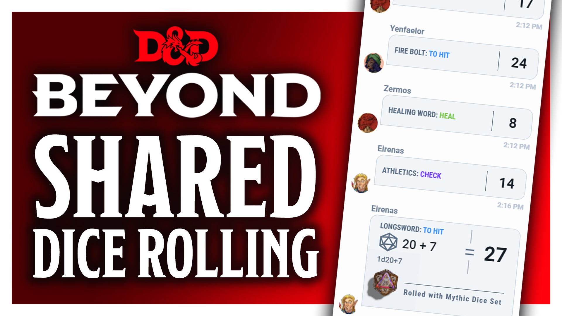 Share Your Dice Results with the Brand New Game Log! | Dungeons & Dragons