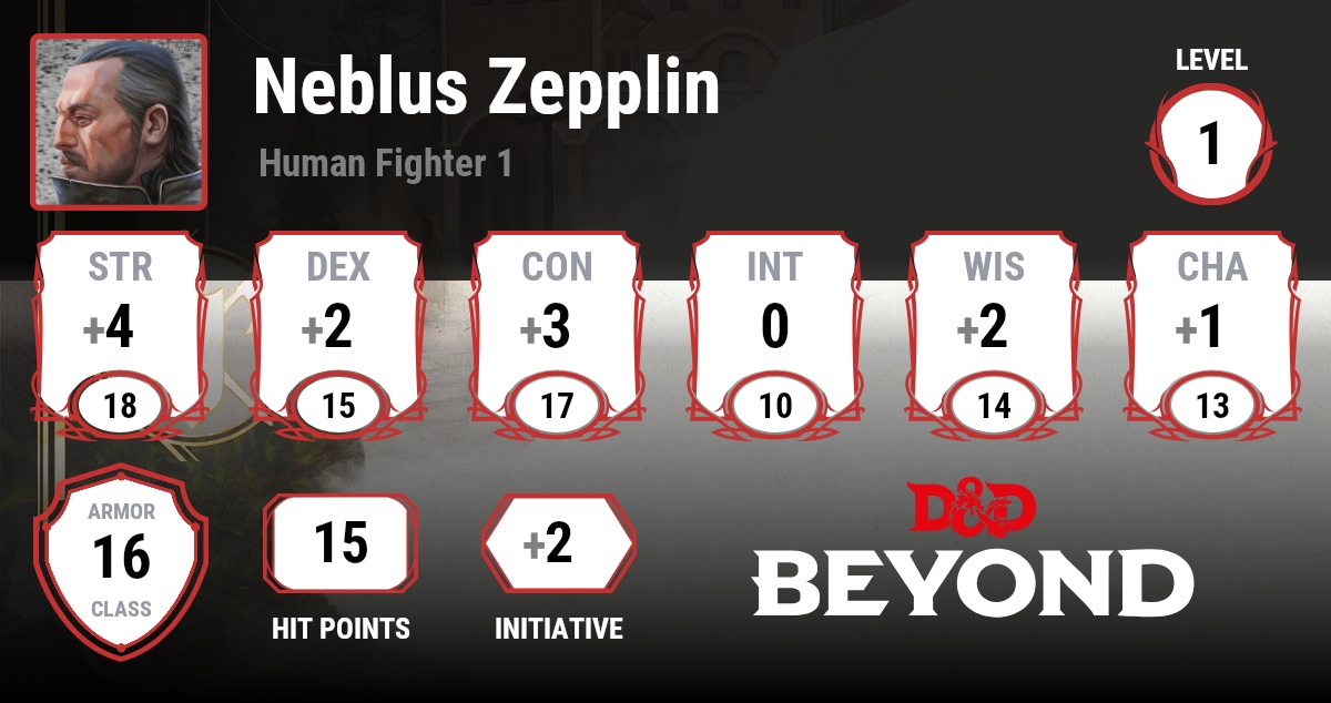 Neblus Zepplin (Cappy Suds) - D&D Beyond