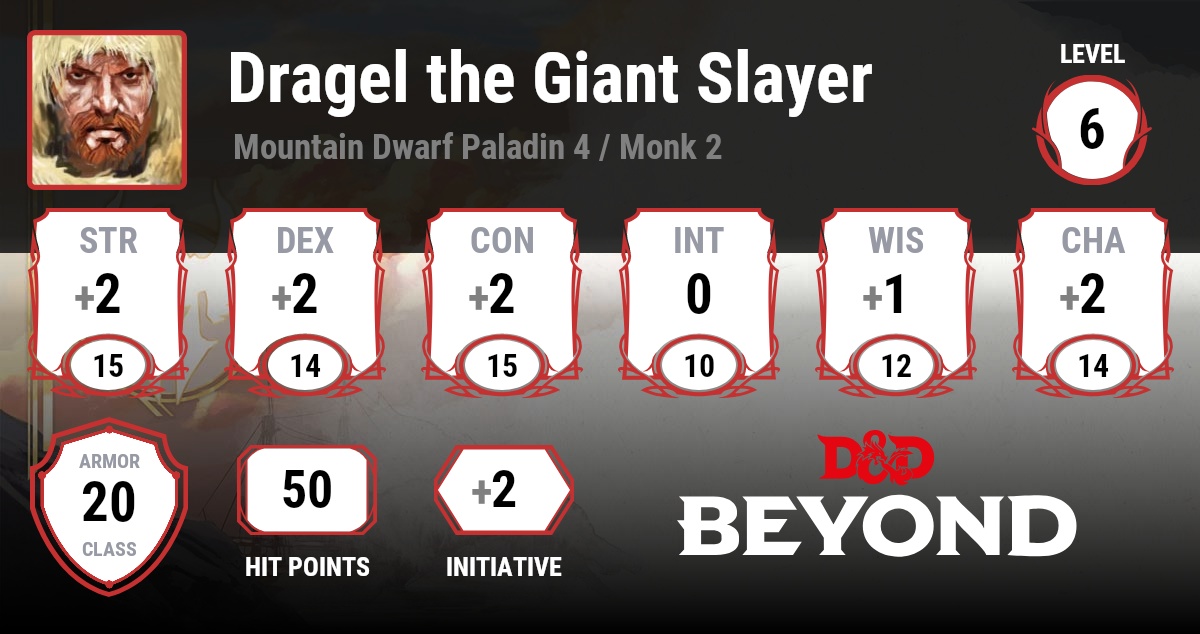 Dragel the Giant Slayer - D&D Beyond