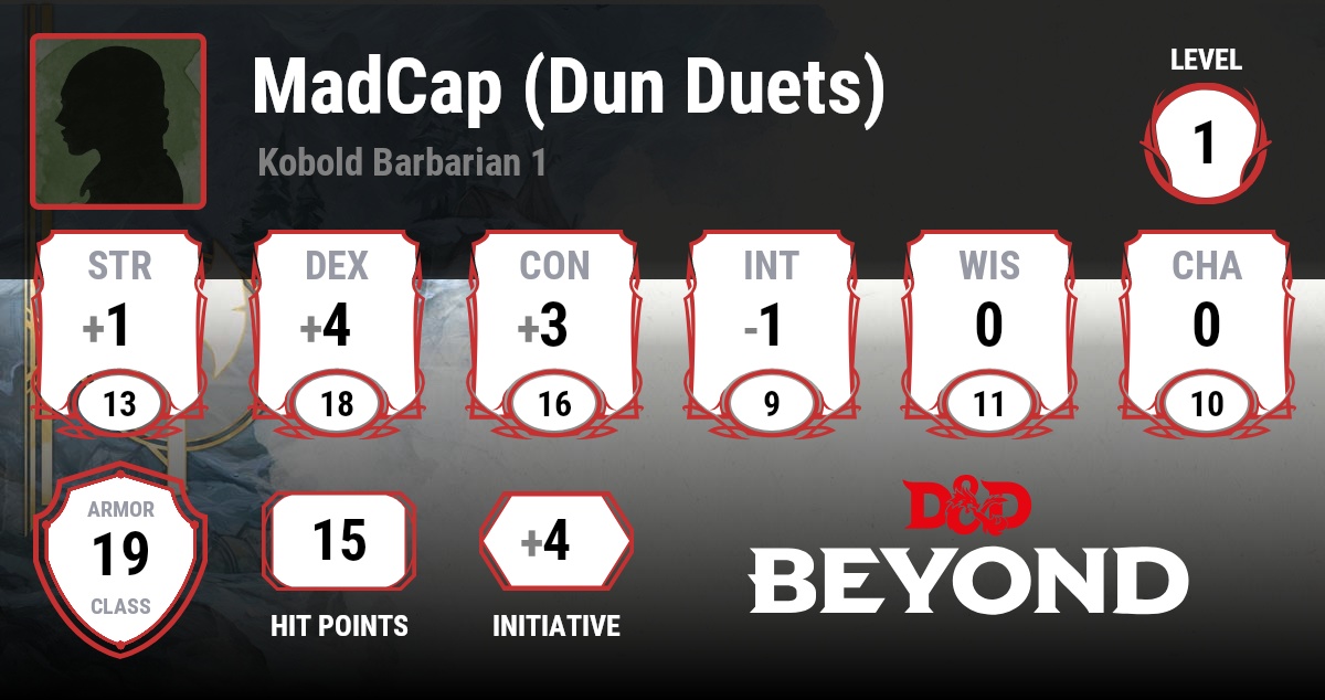 MadCap (Dun Duets) - D&D Beyond