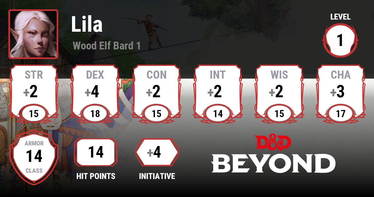 Lila - D&D Beyond