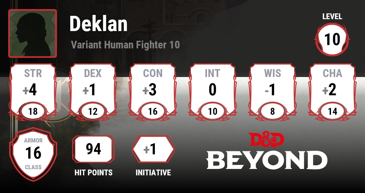 Deklan - D&D Beyond