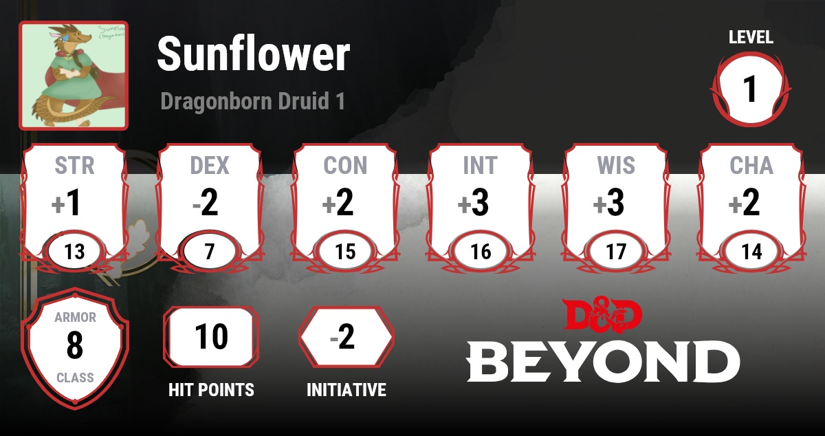 Sunflower - D&D Beyond