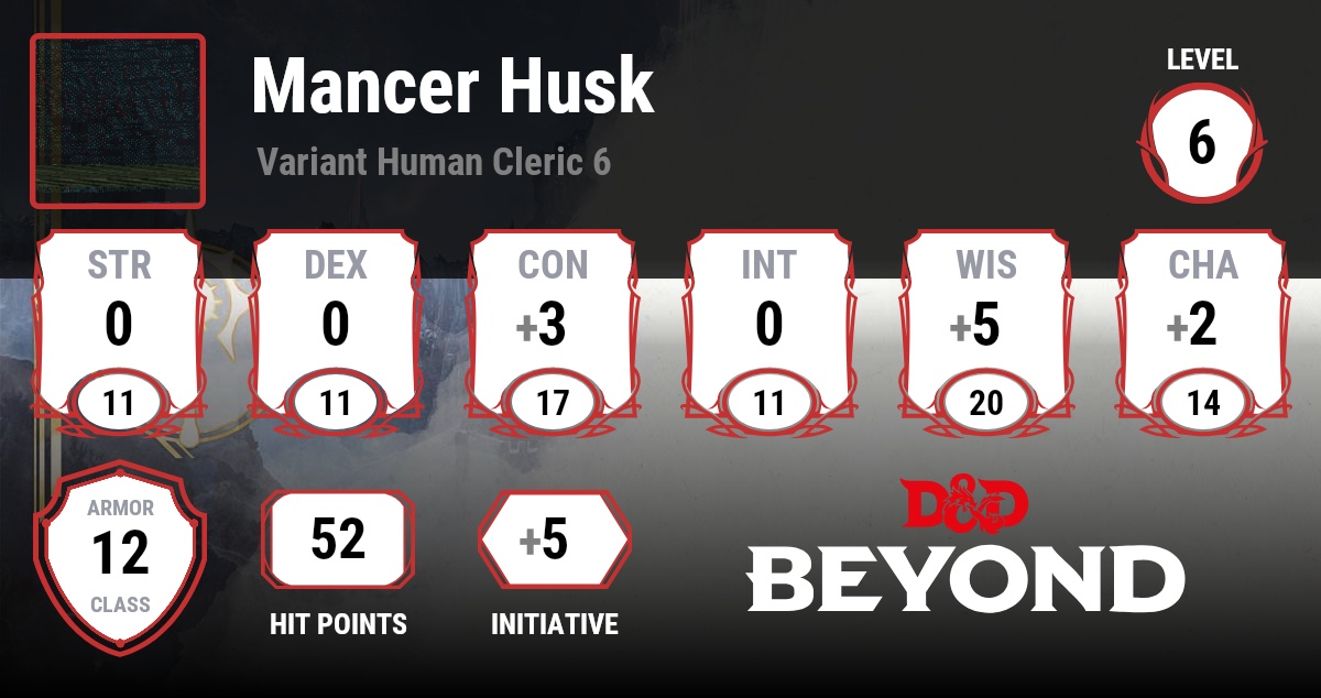 Mancer Husk - D&D Beyond