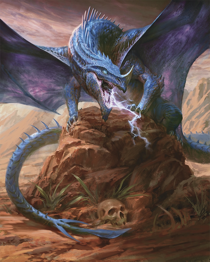 Blue Dragon Wyrmling - Monsters - D&D Beyond