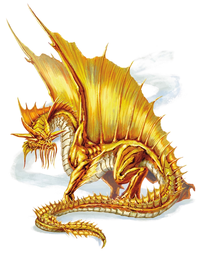 Gold Dragon Wyrmling - Monsters - D&D Beyond